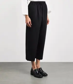 Eskandar Cropped Japanese Trousers