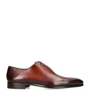 Magnanni Wholecut Oxford Shoes - Beige