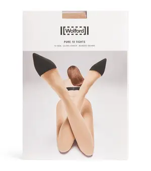 Wolford Pure 10 Tights - Beige