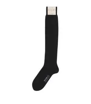 Falke Cashmere-blend No. 1 Knee High Socks - Black
