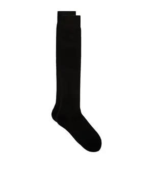 Falke Cashmere-blend No. 1 Knee High Socks - Black