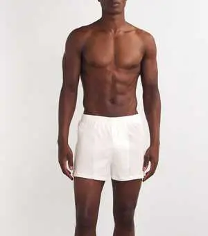 Hanro Cotton Boxer Shorts - White