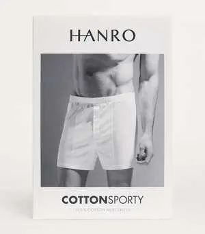 Hanro Cotton Boxer Shorts - White