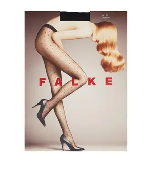 Falke Polka-dot Tights - Blue