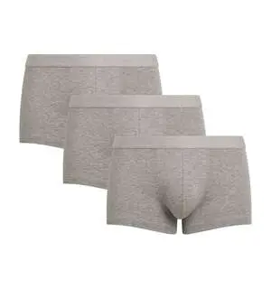 Sunspel Stretch-cotton Trunks - Grey