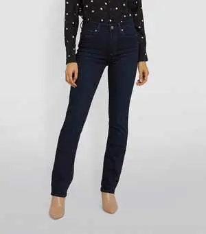 Paige Hoxton Straight Leg Jeans - Blue