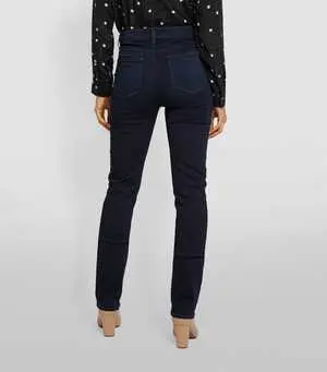 Paige Hoxton Straight Leg Jeans - Blue