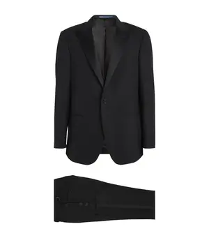 Polo Ralph Lauren Wool Peak-lapel Tuxedo - Black