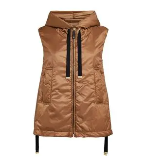 Max Mara The Cube Padded Gilet Beige