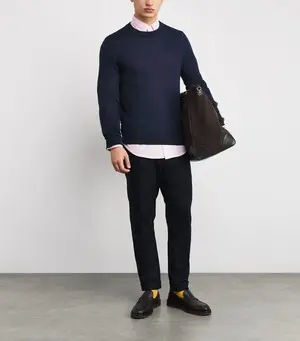 Paul Smith Merino Wool Crew Neck Sweater - Navy