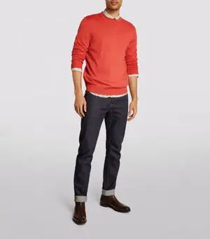Paul Smith Merino Wool Crew Neck Sweater - Orange