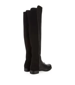 STUART WEITZMAN Leather Over-the-knee Boots - Black