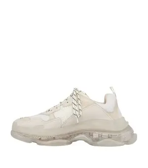 Balenciaga Triple S Clear Sole Sneakers - White