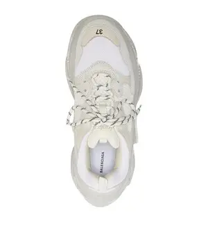 Balenciaga Triple S Clear Sole Sneakers - White