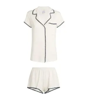 Eberjey Frida Pyjama Set Ivory