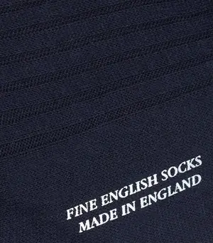 Pantherella Knightsbridge Cashmere Socks - Navy