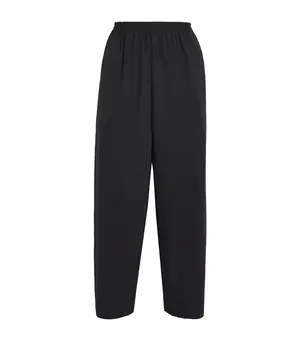 Eskandar Wide-leg Japanese Trousers - Grey