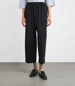 Eskandar Wide-leg Japanese Trousers - Grey