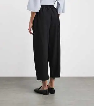 Eskandar Wide-leg Japanese Trousers - Grey