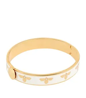 Halcyon Days Bee Bangle - Beige