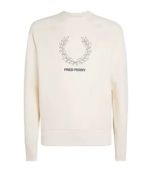 Fred Perry Logo Sweatshirts Hoodies For Men