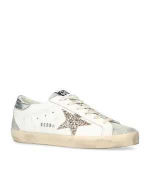 GOLDEN GOOSE Super-star Leather Sneakers - White