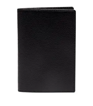 ETTINGER Leather Capra Passport Case - Black