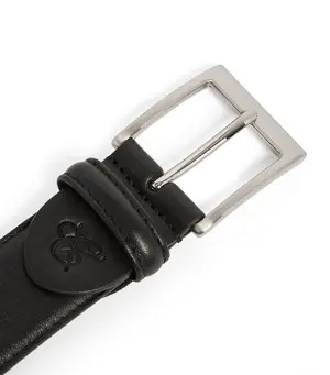 Canali Leather Belt - Black