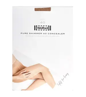 Wolford Wolford Pure Shimmer 40 Concealer Tights Brown