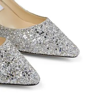 JIMMY CHOO Romy 60 Glitter Pumps - Neutral