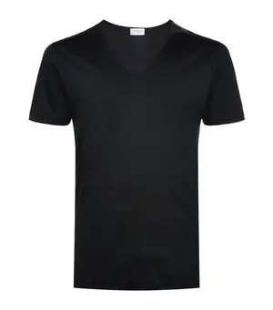 ZIMMERLI Zimmerli 286 Sea Island V-Neck T-Shirt
