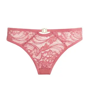 AUBADE Lace Tanga Pink