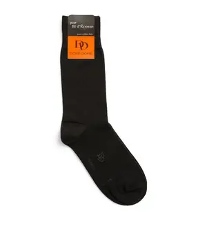 DORE DORE Eureka Egyptian Cotton Socks - Black