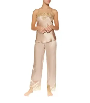 GILDA & PEARL Gina Satin Camisole - Beige