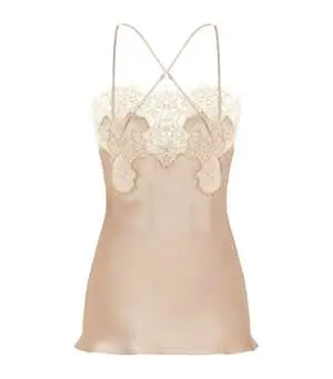 GILDA & PEARL Gina Satin Camisole - Beige