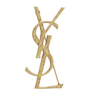 Saint Laurent Opyum Brooch - Metallic