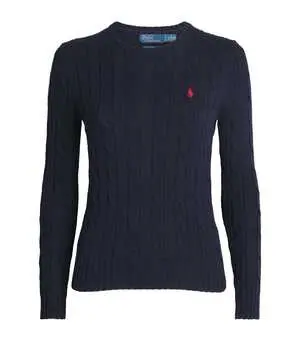 Polo Ralph Lauren Cotton Cable-knit Sweater - Navy
