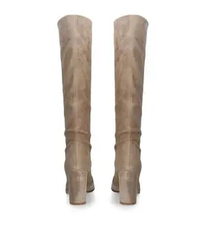 GIANVITO ROSSI Suede Glen Knee-high Boots 85