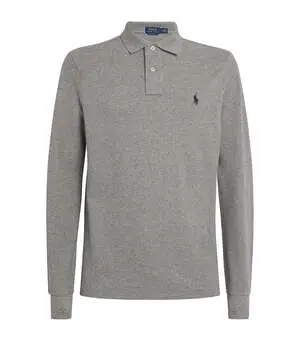 Polo Ralph Lauren Long-sleeved Polo Shirt - Grey