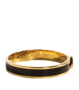 Halcyon Days Evil Eye Bangle - Navy