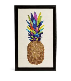 Jonathan Adler Pineapple Beaded Wall Art