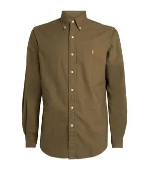 Polo Ralph Lauren POLO RALPH LAUREN Custom-Fit Oxford Shirt Green