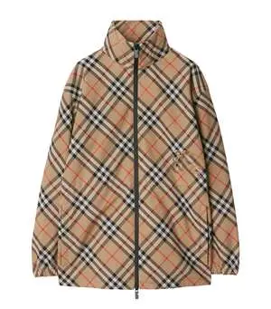 Burberry Check Jacket - Beige