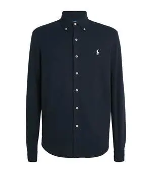 Polo Ralph Lauren Cotton Textured Shirt - Navy