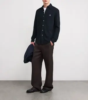 Polo Ralph Lauren Cotton Textured Shirt - Navy