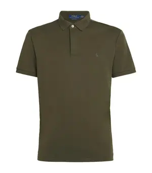 Polo Ralph Lauren Polo Ralph Lauren Pima Cotton Polo Shirt Brown