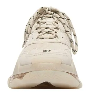 Balenciaga Triple S Clear Sole Sneakers - Beige