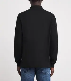 Polo Ralph Lauren Polo Pony Long-sleeved Polo Shirt - Black