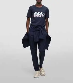 BOSS Logo T-shirt - Blue