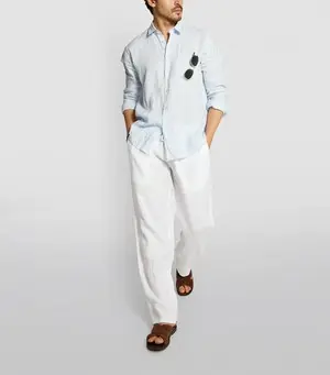 Vilebrequin Linen Drawstring Trousers